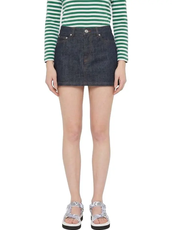 A.p.c. Mini Skirt - Blue