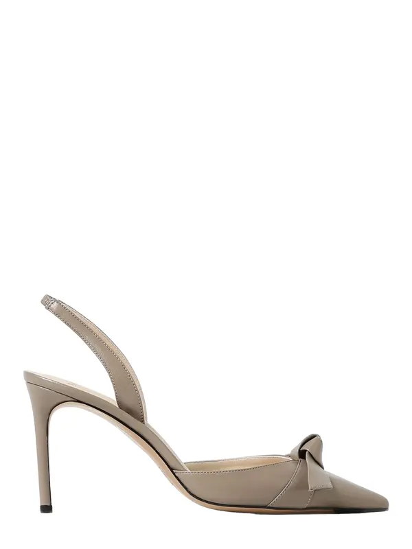 ALEXANDRE BIRMAN Pointed Toe Slingback Pumps - Mastic