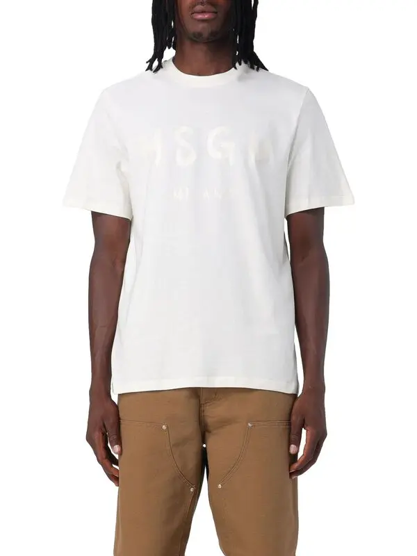 MSGM Cotton T-shirt - Ivory