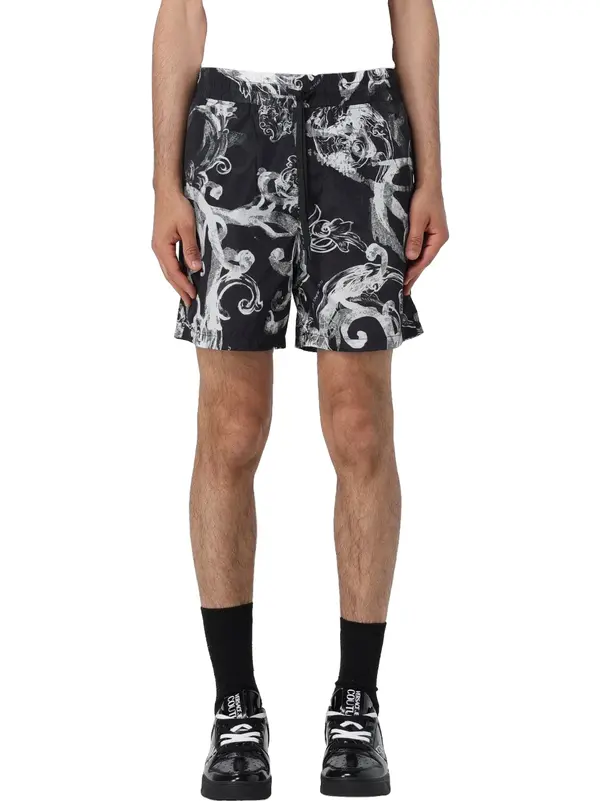 Versace Printed Shorts - Black