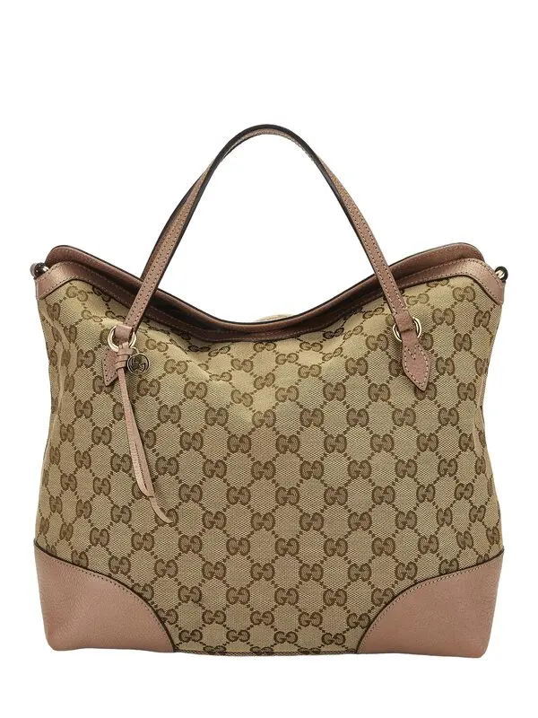 Gucci Original Gg Canvas Bree Handbag - Pink