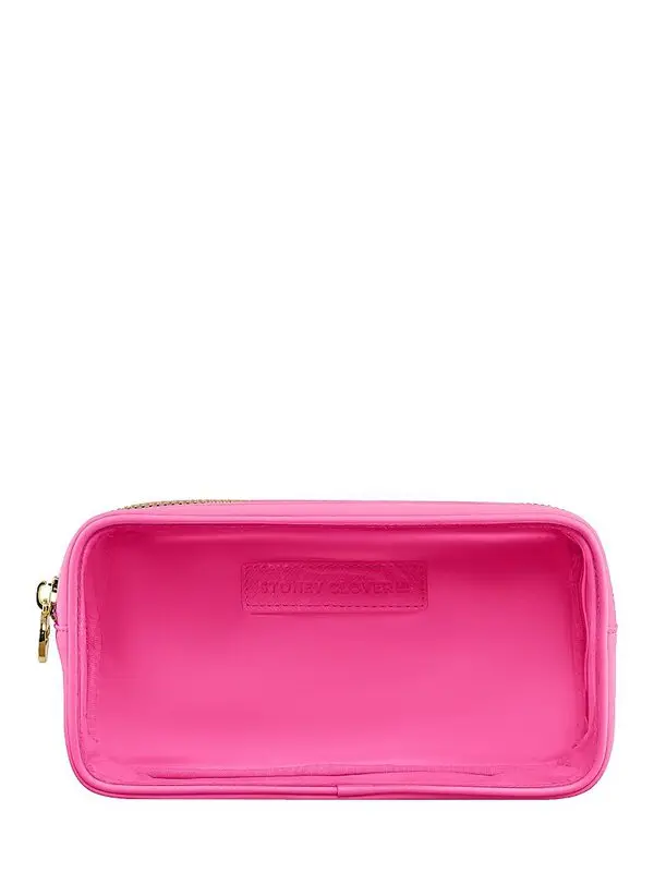Stoney Clover Lane Clear Front Small Nylon Pouch - Bubblegum