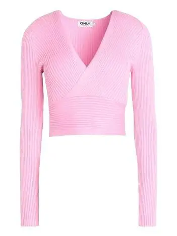 Only Sweater In Viscose And Nylon - Pink