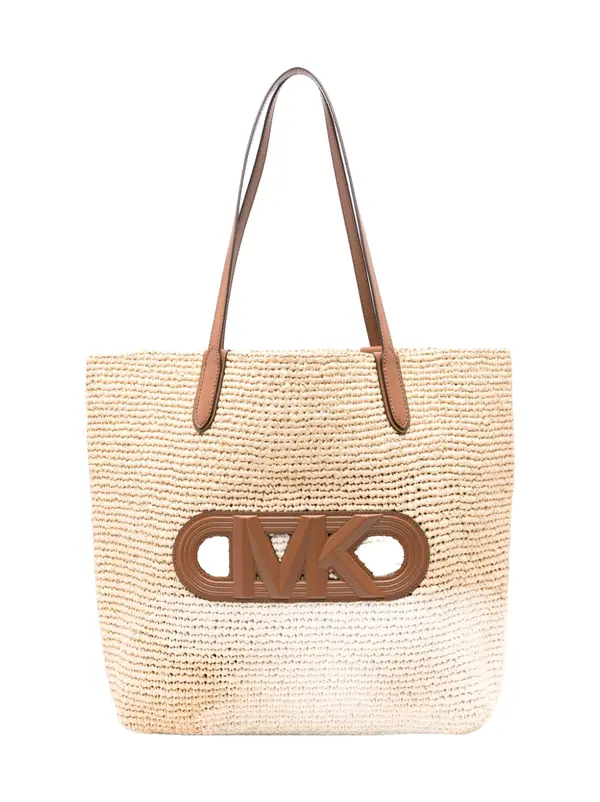 Michael Kors Logo-patch Tote Bag - Neutrals