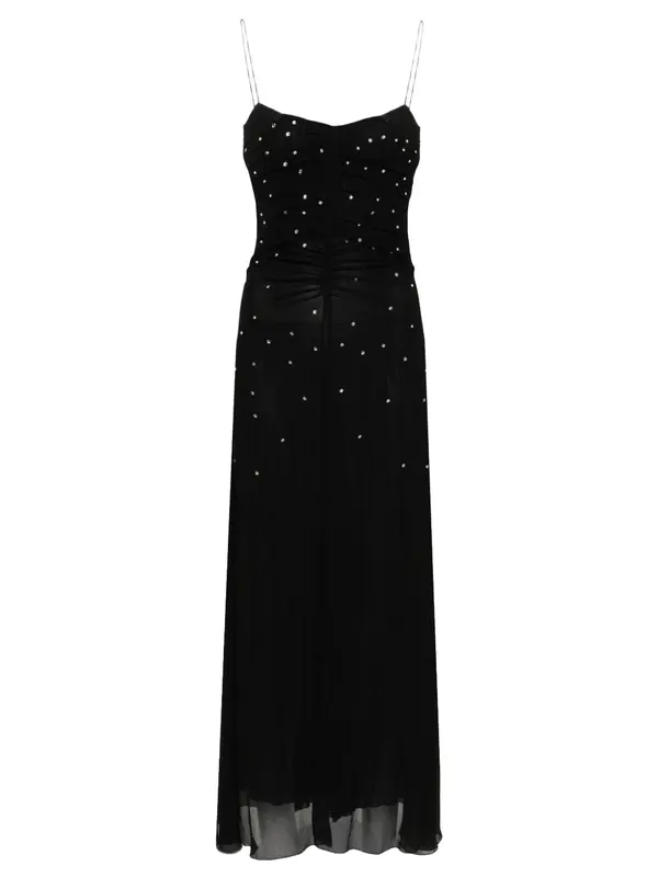FORTE_FORTE Crystal-embellished Maxi Dress - Black