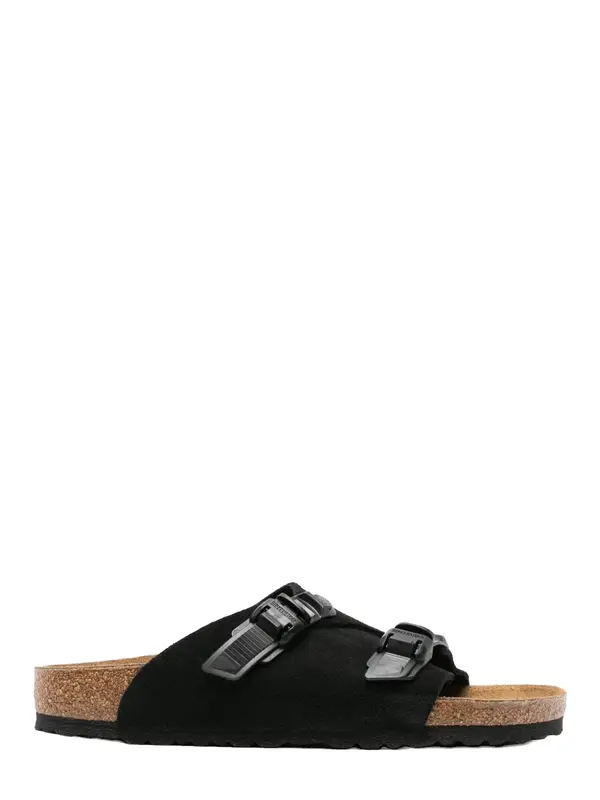 BIRKENSTOCK Zürich Tech Suede Slides - Black