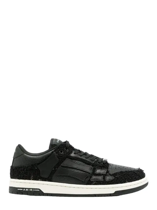 Amiri Skel Bouclé Sneakers - Black