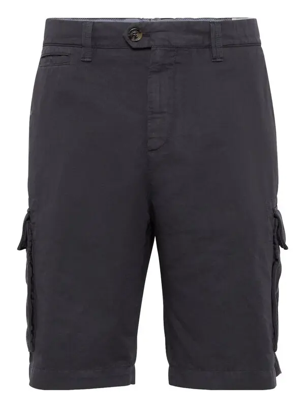 Brunello Cucinelli Dyed Bermuda Shorts - Grey