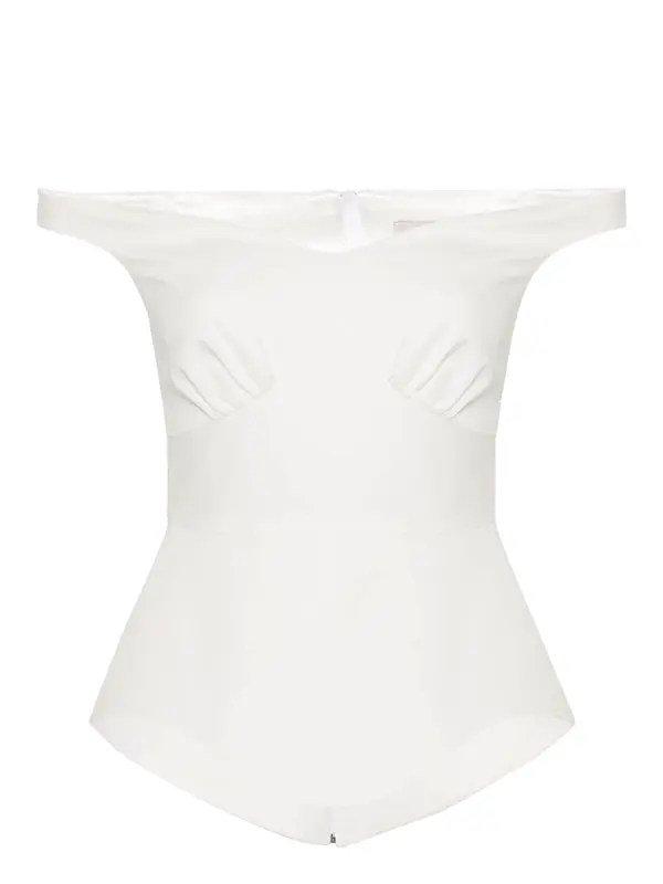 V:PM ATELIER Corynne Off-shoulder Top - White