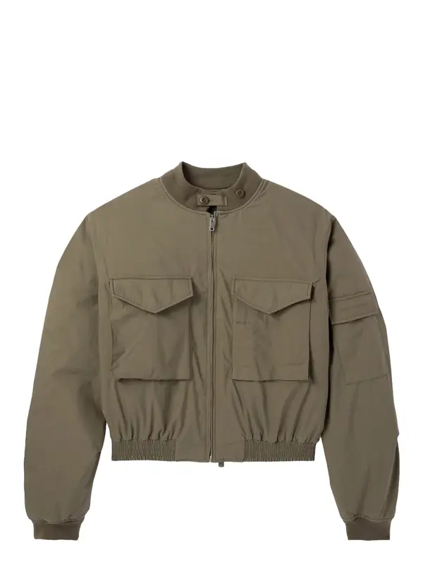 Givenchy Cotton-blend Shell Bomber Jacket - Green