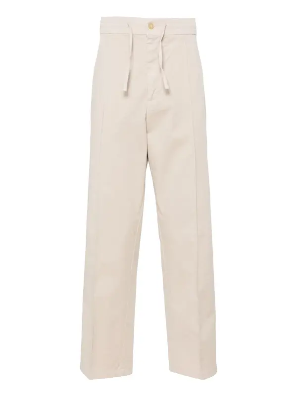 Canali Straight-leg Trousers - Neutrals
