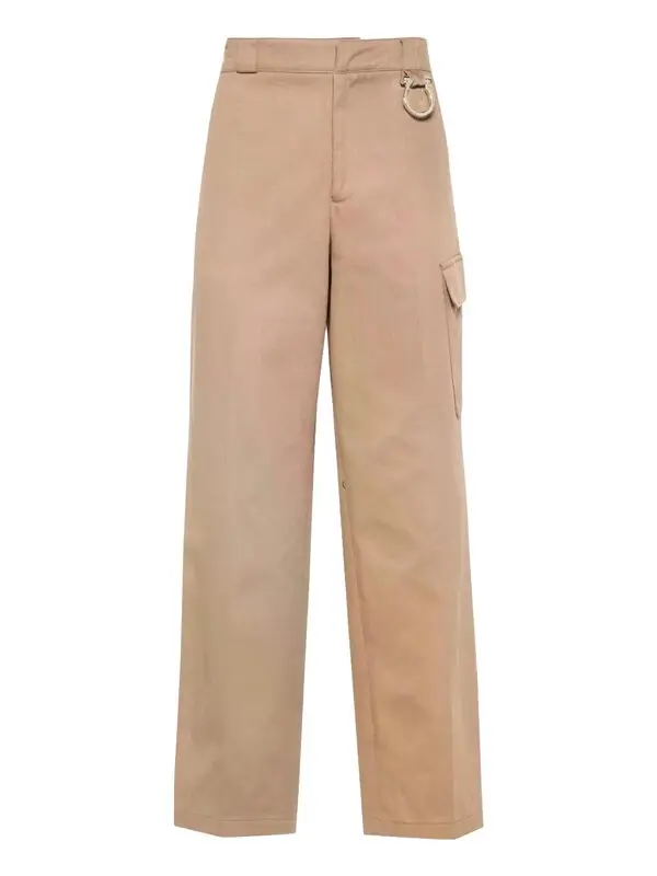 PAURA Jonis Straight-leg Trousers - Neutrals