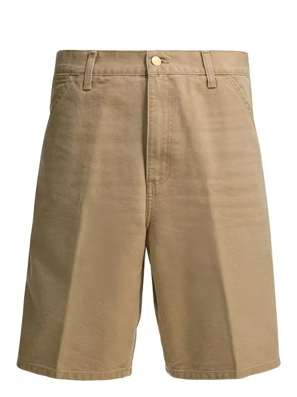 Carhartt Work In Progress Single Knee Shorts - Beige