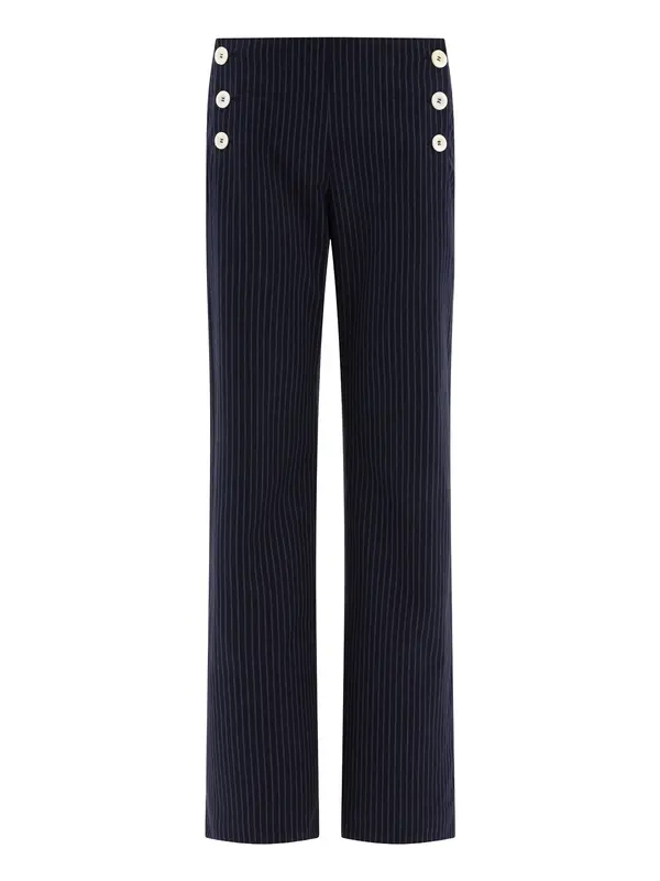 INES DE LA FRESSANGE PARIS Gabriel Trousers - Blue