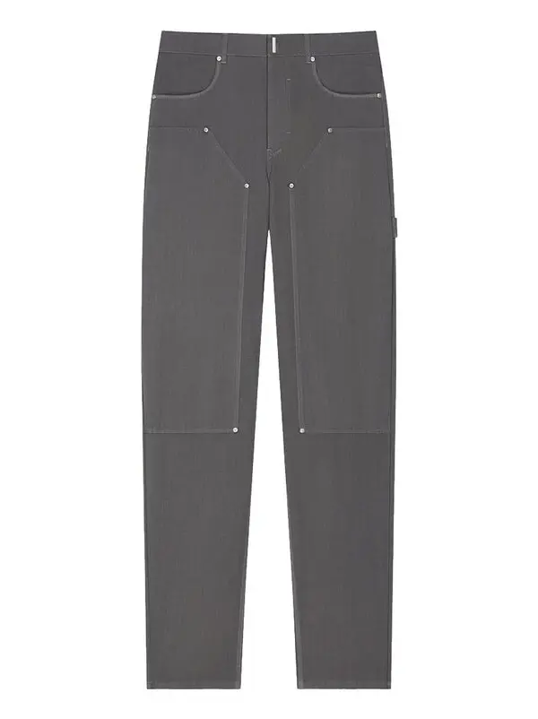 Givenchy Studded Carpenter Pants - Medium Grey