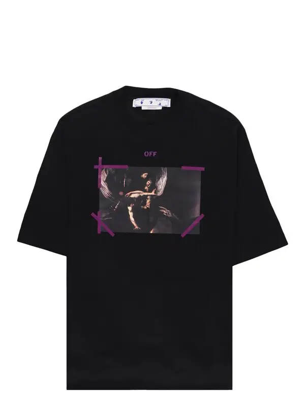 Off-White Arrow Caravaggio Mercy Tee - Black