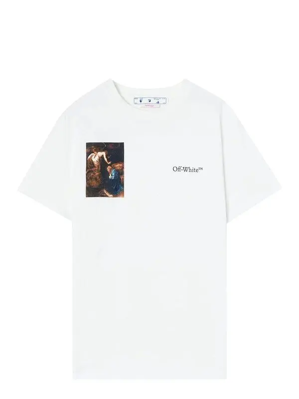 Off-White Caravaggio Lute Slim Tee - White