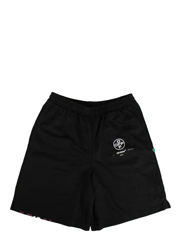 Off-White Mesh Track Shorts - Black
