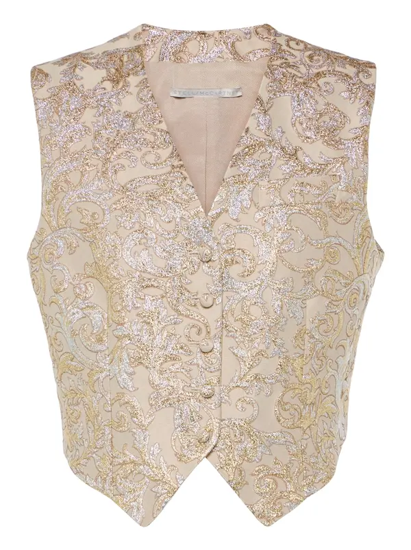 Stella McCartney Brocade Vest - Gold