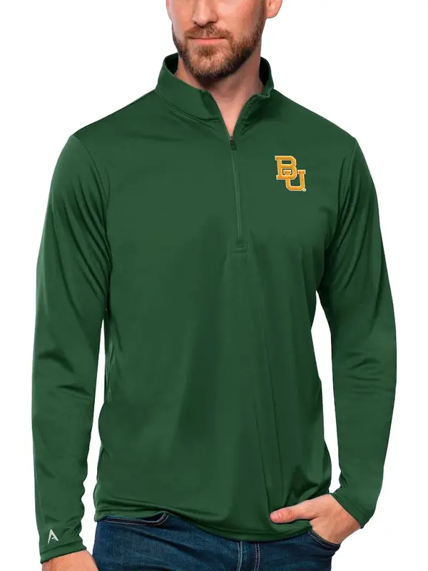 ANTIGUA Baylor Bears Tribute Quarter-zip Top - Green