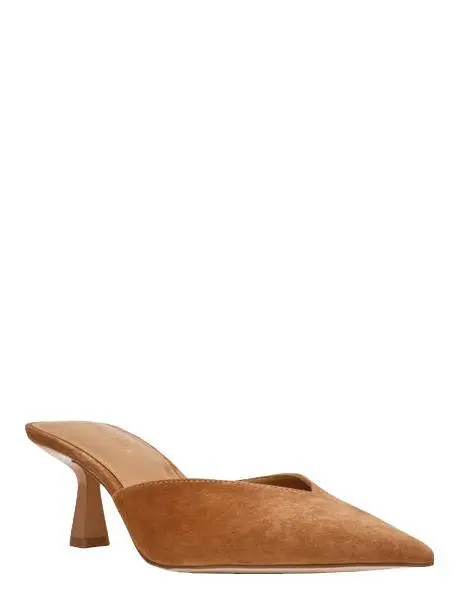 Steve Madden Mod Pointed Toe Mule Pumps - Chsnut Sue