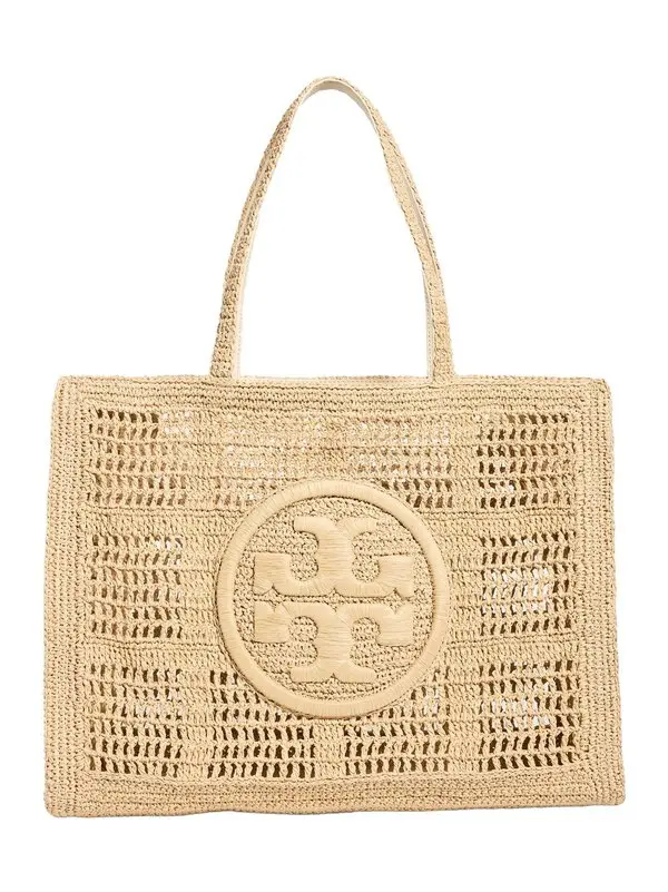 Tory Burch Ella Hand-crocheted Large Tote - Natural