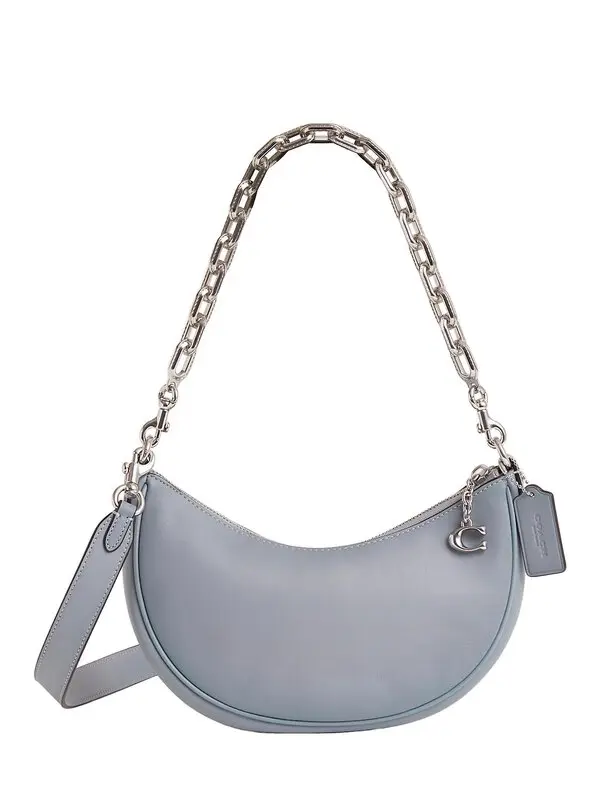 COACH Mira Shoulder Bag - Silver/grey Blue