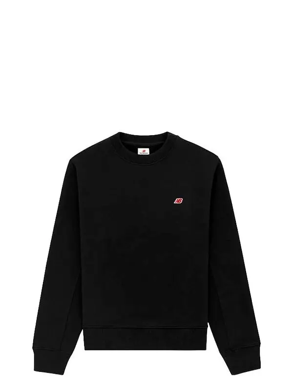 NEW BALANCE Made In Usa Core Crewneck Sweatshirt - Black