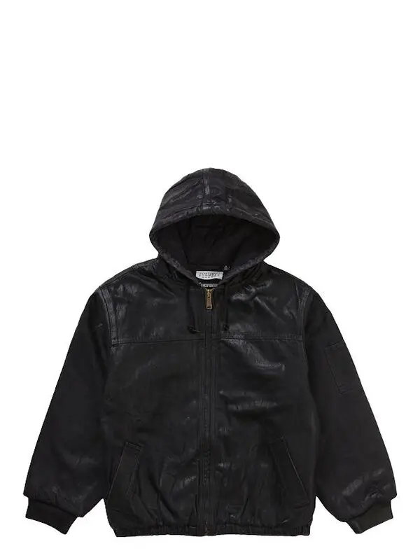 Supreme Mm6 Maison Margiela Foil Hooded Work Jacket - Black