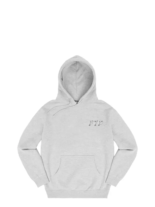 FTP Chrome Logo Pullover - Heather Grey