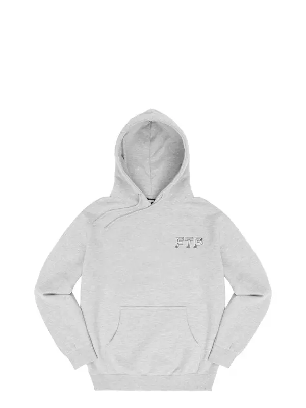 FTP Chrome Logo Pullover - Heather Grey