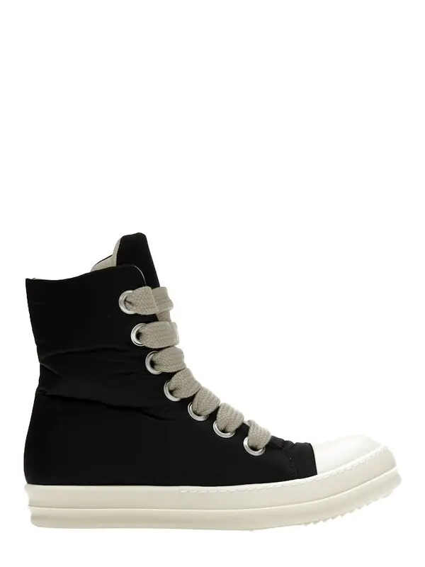 Rick Owens Jumbo Puffer High-top Sneakers - Black/milk