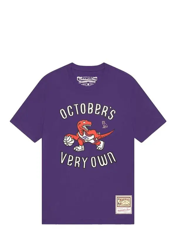 OVO Mitchell And Ness '95 Raptors Draft Day T-shirt - Purple