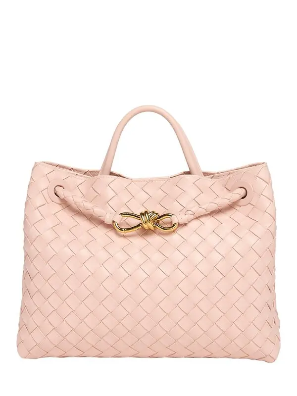 Bottega Veneta Medium Andiamo Bag - Cameo