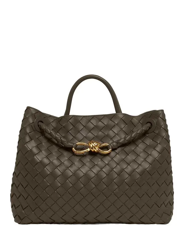 Bottega Veneta Medium Andiamo Bag - Kaki