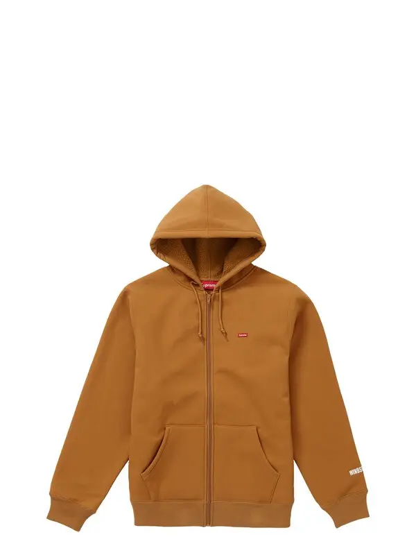 Supreme Windstopper Zip Up Hooded Sweatshirt - Copper