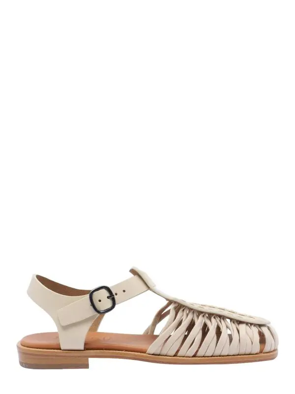 Hereu Heeled Sandal - White