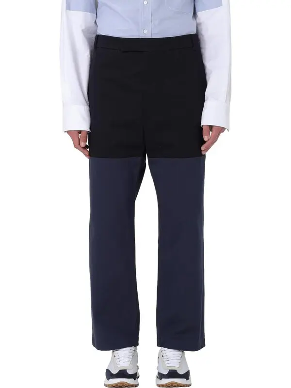 Thom Browne Color Block Trousers - Blue
