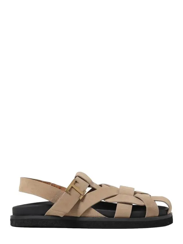 TOD'S Flat Sandal - Beige