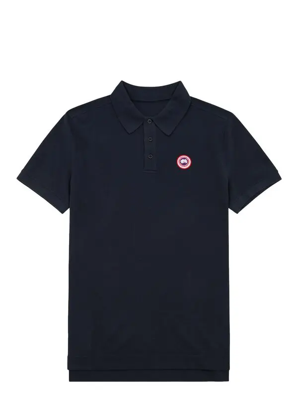 Canada Goose Beckley Logo Piqué Cotton Polo Shirt - Navy