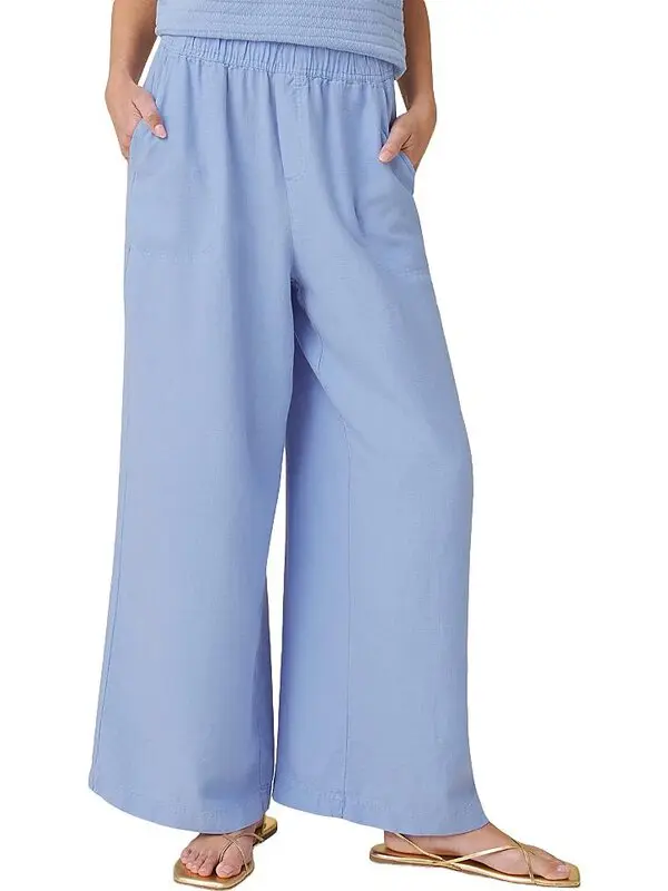 Splendid Angie Palazzo Pants - Azure