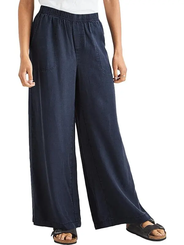 Splendid Angie Palazzo Pants - Navy