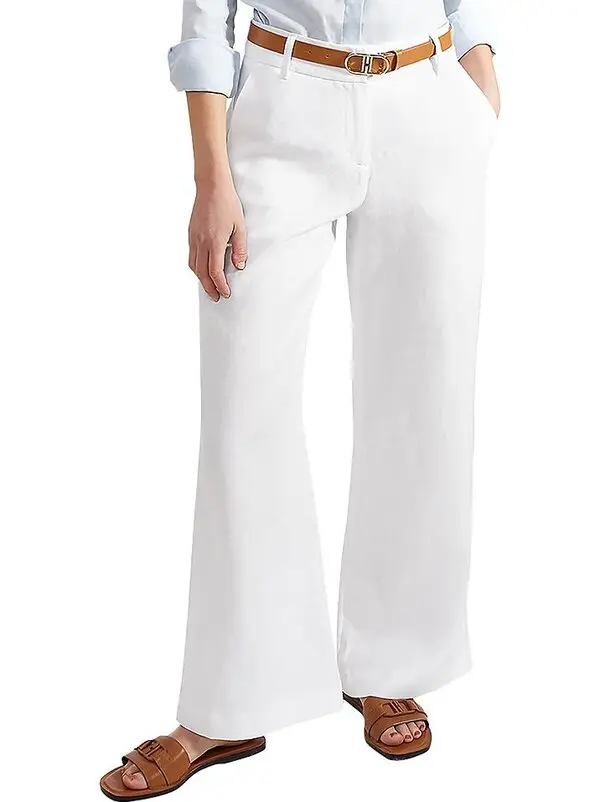 HOBBS LONDON Lynn Wide Leg Pants - White