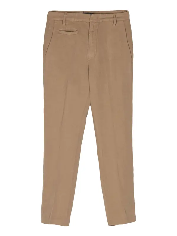 DONDUP Ariel Tapered Trousers - Neutrals