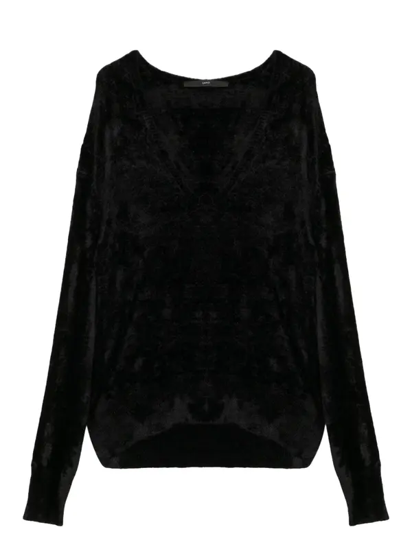 SAPIO Nº 21 Velvet Jumper - Black