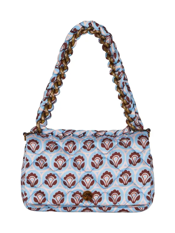 Etro Bond Quilted Shoulder Bag - Blue