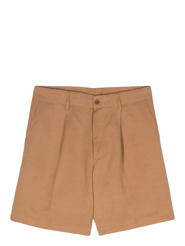 COSTUMEIN Pleat-detail Shorts - Brown