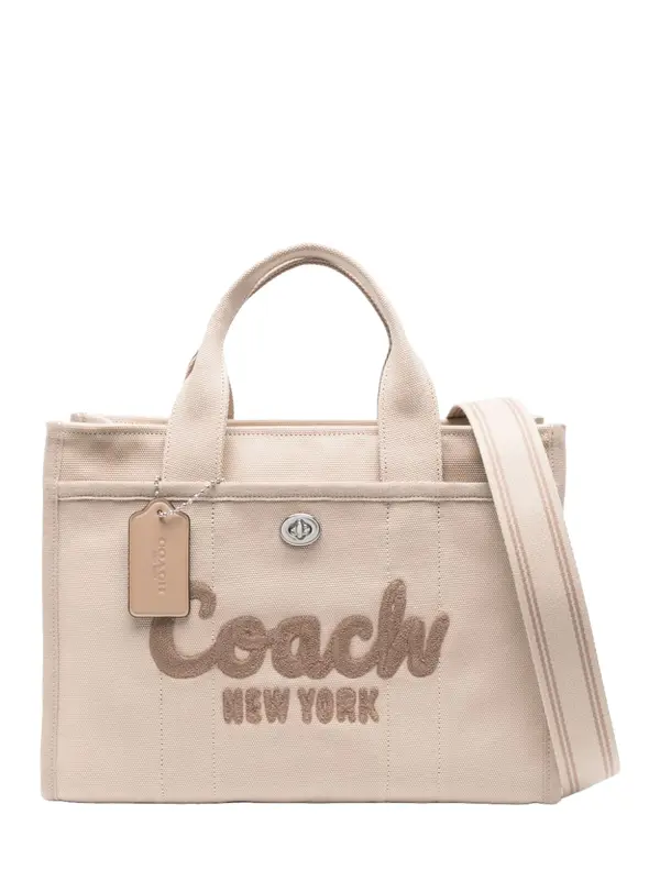 COACH® Embroidered Logo Cargo Tote - Neutrals