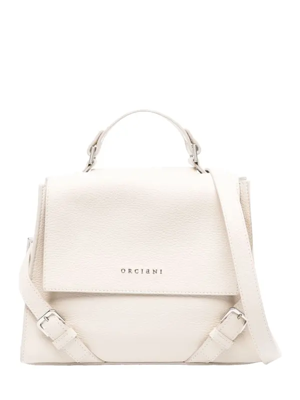 ORTIGNI Small Sveva Soft Leather Tote - Neutrals