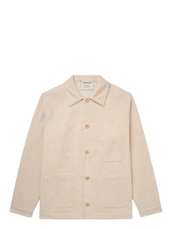 A KIND OF GUISE Jetmir Cotton-corduroy Jacket - Neutrals